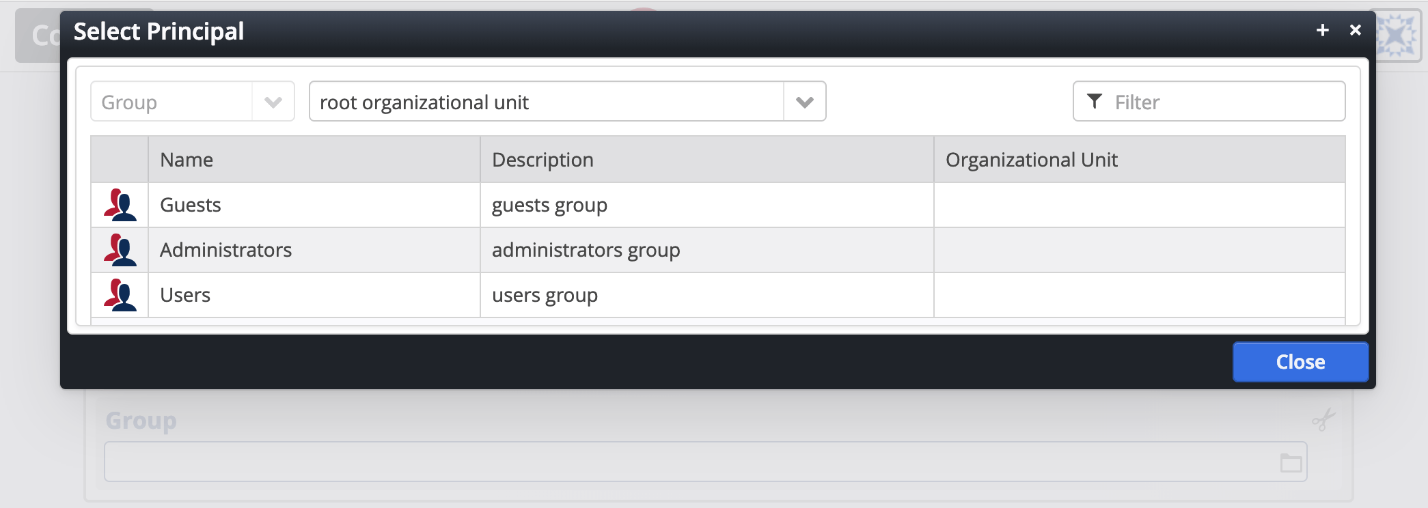 Widget configuration