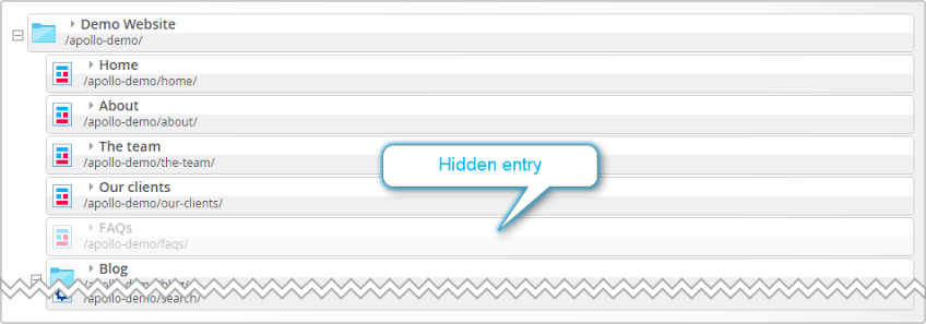 Changing the navigation behaviour